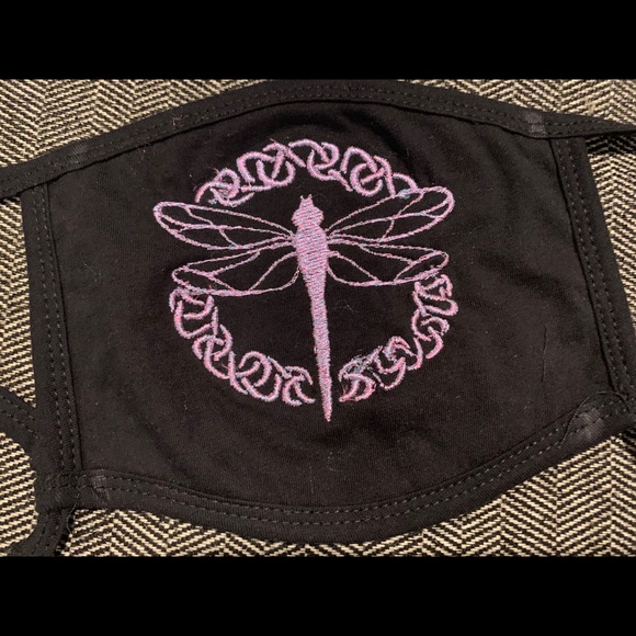 MID Designs | Accessories | Celtic Outlander Dragonfly Facemask New ...